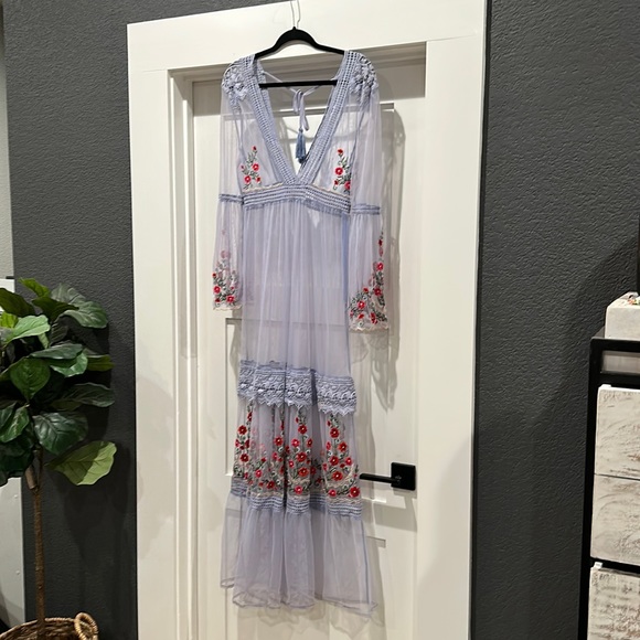 Willow & Clay | Dresses | Willow Clay Sheer Boho Maxi Dress | Poshmark